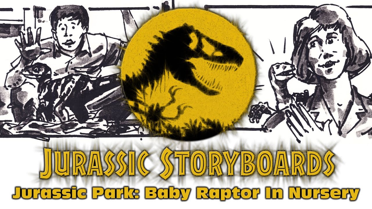 Jurassic Storyboards - Jurassic Park: Baby Raptor In Nursery - YouTube
