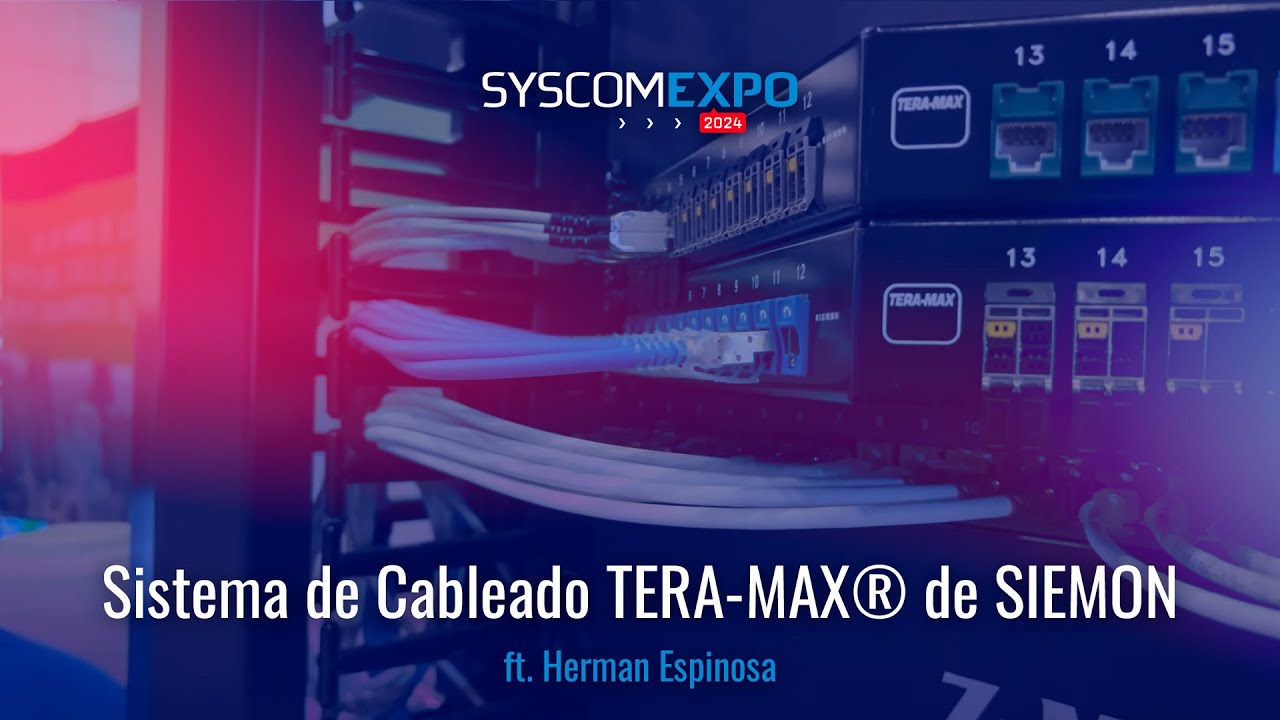 Sistema de Cableado TERA-MAX® de SIEMON ft. Herman Espinosa - YouTube