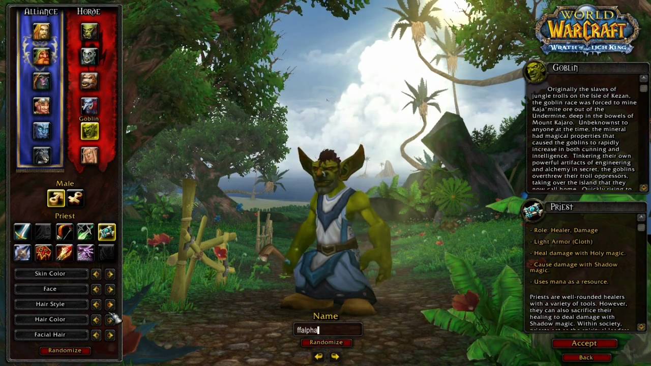 Cataclysm Alpha - Worgen & Goblin Character Creation (HD) - YouTube