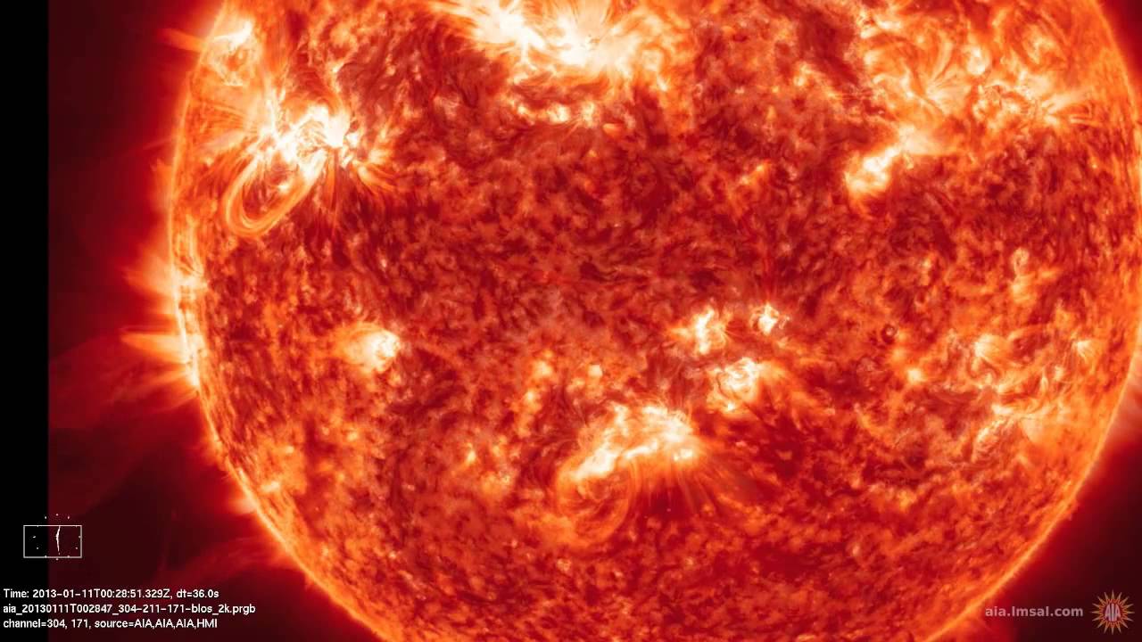 Large Solar Prominence Erupts From the Sun | NASA SDO CME Flare Space ...