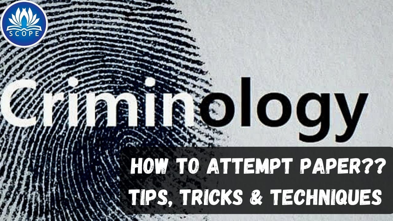 Criminology: How to Attempt Paper? Tips, Tricks & Techniques by Dr ...