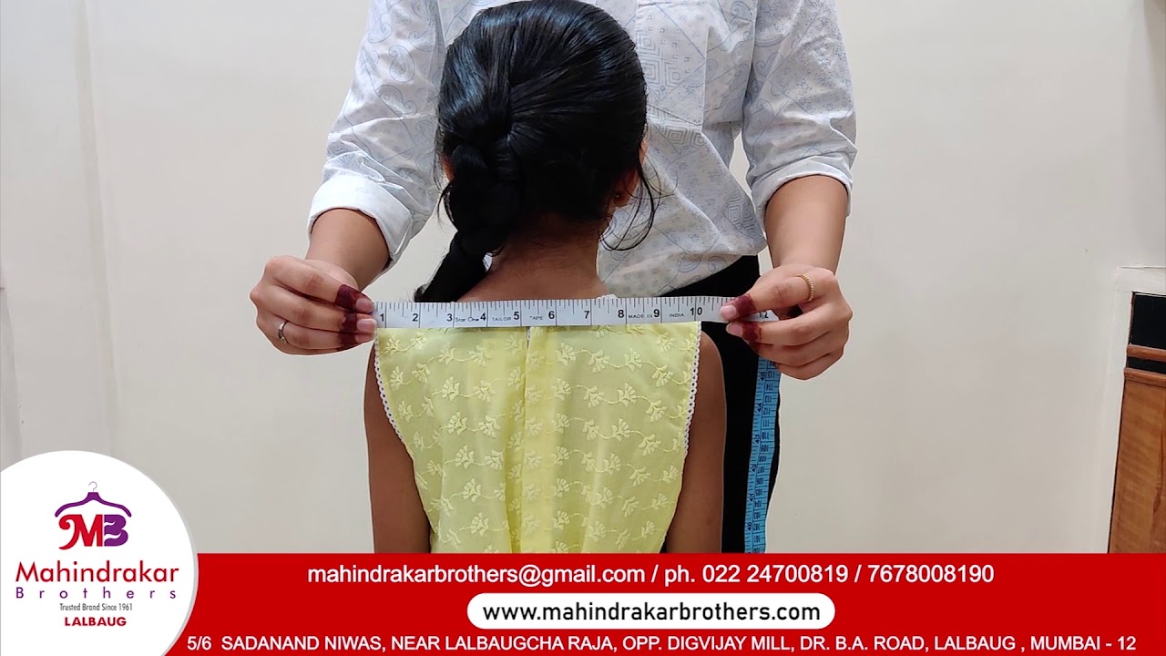 HOW TO MEASURE? | BLOUSE & PINAFORM | MAHINDRAKAR BROTHERS - YouTube