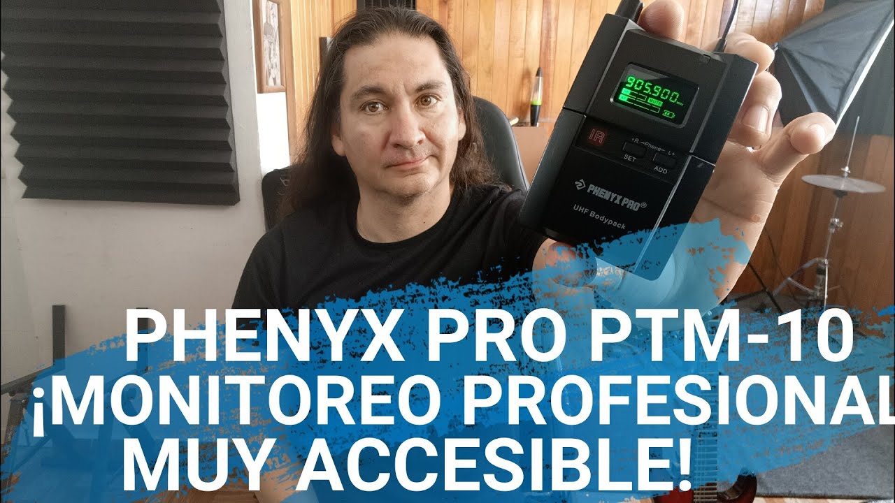 RESEÑA PHENYX PRO PTM-10.. ¡MONITOREO INALAMBRICO DE GAMA ALTA Y ECONOMICO! (Review en español ...