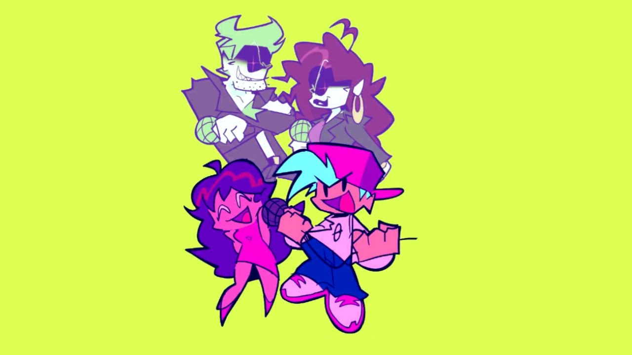 Friday Night Funkin' Super Funky Idol But Everyone Sings It - YouTube