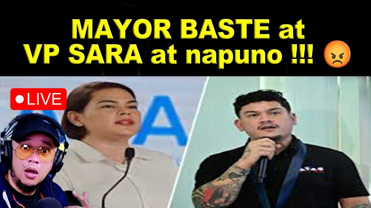 VP SARA at MAYOR BASTE napuno na kay MARCOS! - YouTube