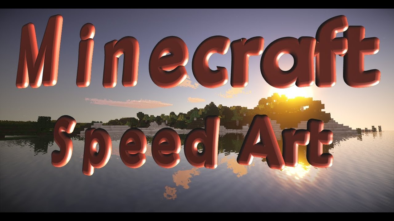 Minecraft Speed Art | Channel Art | - YouTube