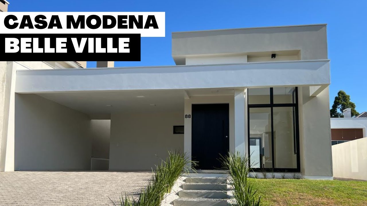 Casa Modena | 3 suítes térrea | Belle Ville - YouTube
