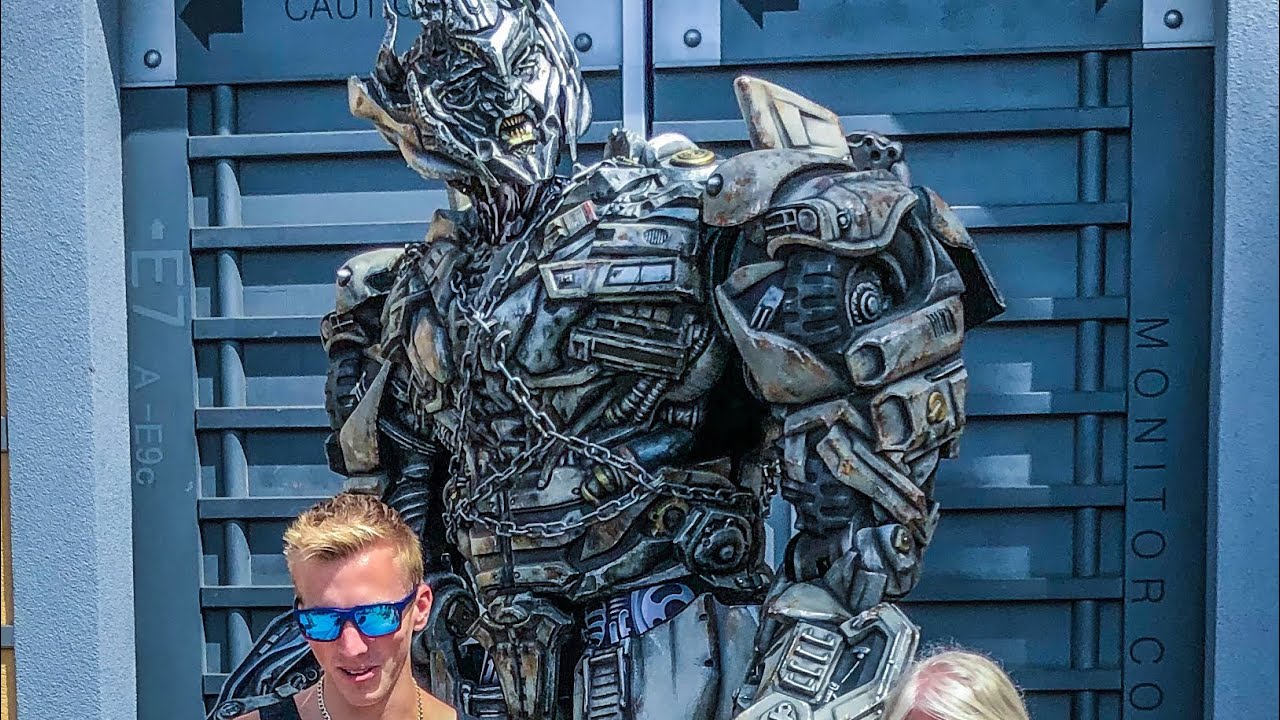 Megatron Roasted My YouTube Channel I CRIED! Transformers The Ride 3D ...
