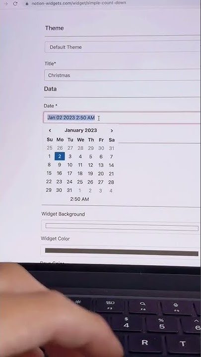 how to add countdown widget #notion #notiontutorial - YouTube