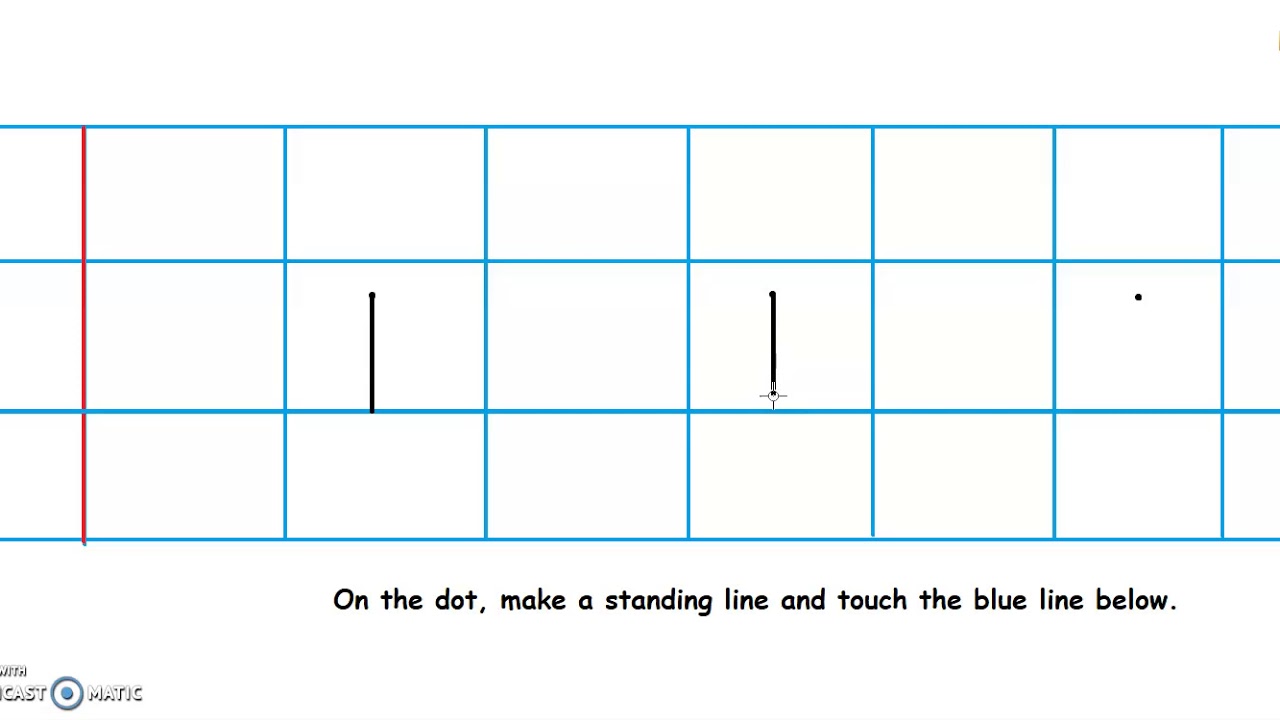 Formation of numeral 1 - YouTube