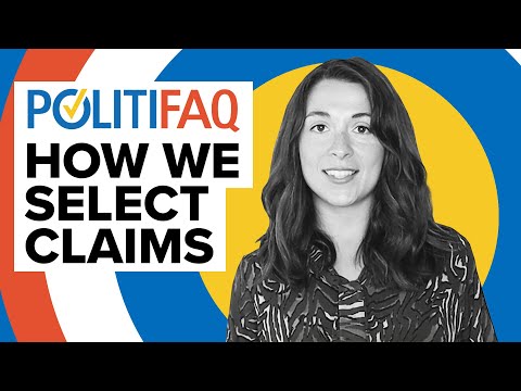 How PolitiFact selects facts to check