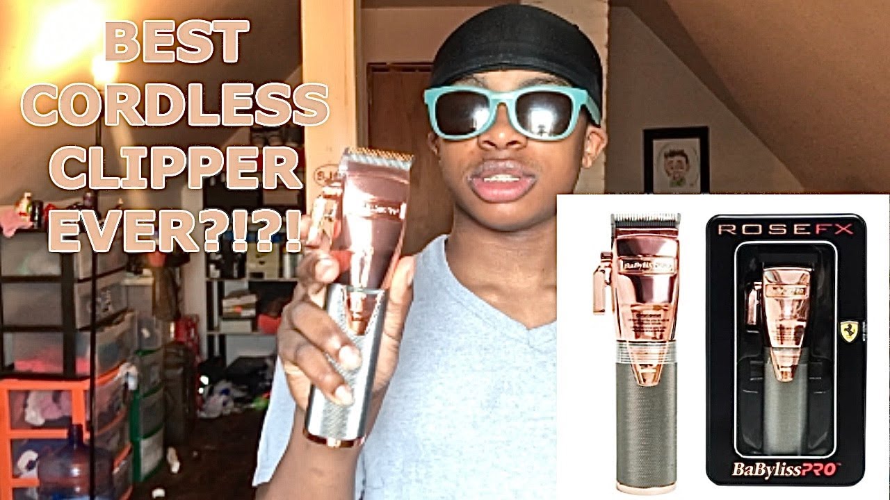 BEST CORDLESS CLIPPER UNBOXING | BABYLISS ROSE GOLD FX REVIEW | - YouTube