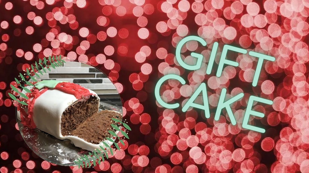 Amazing Gift Shaped Cake🎄🎁 | Yummy Chocolate and Orange Cake - YouTube
