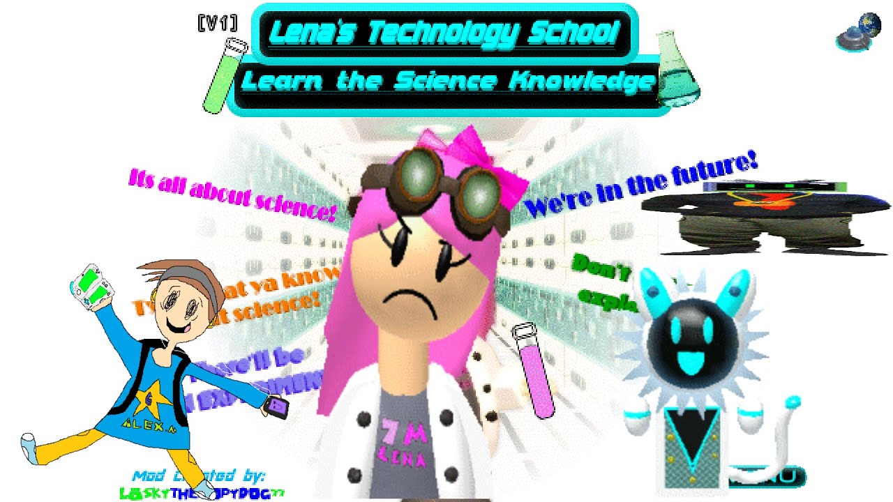 Lena's Technology School Pt. 1 This is a Baldi Mod??? - YouTube