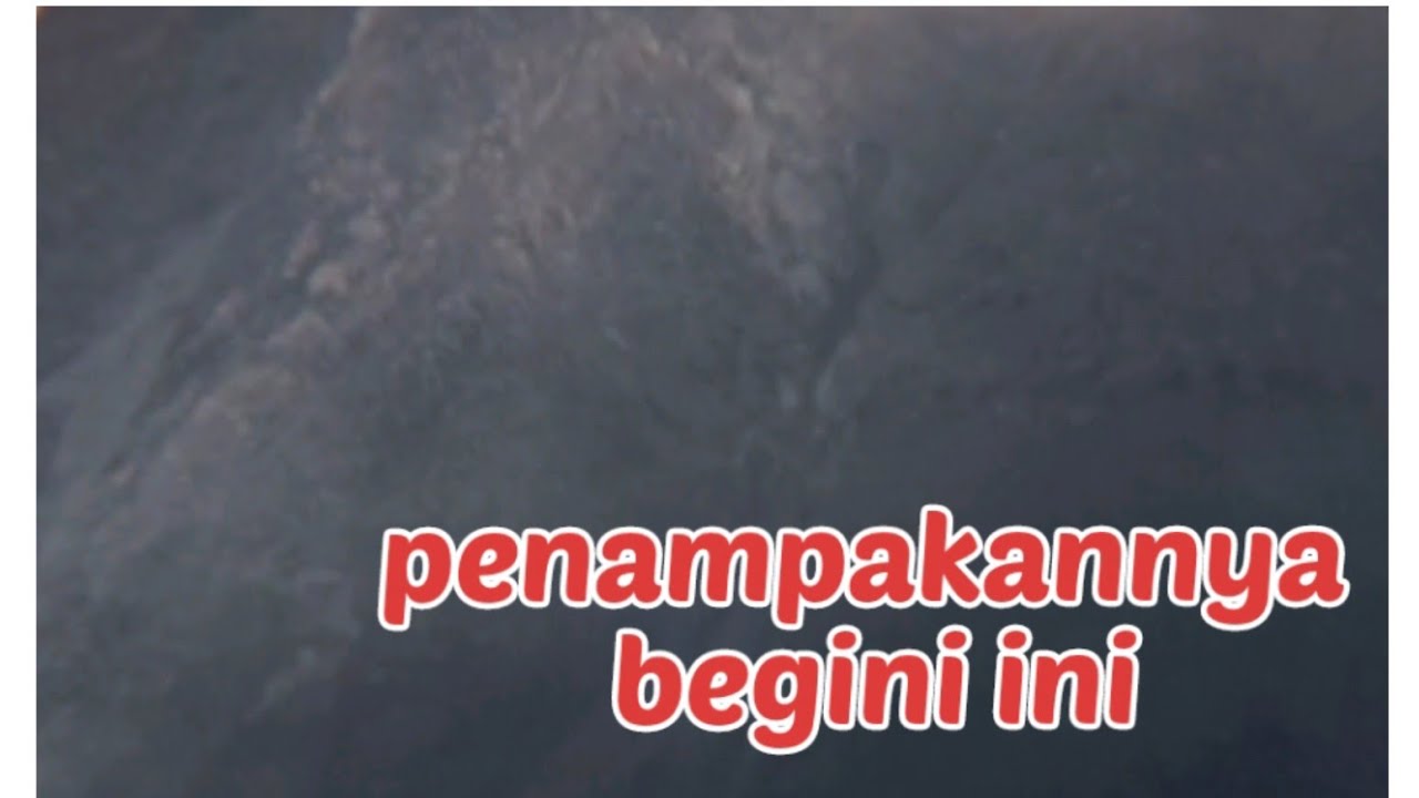 pagi merapi 1 April 2023,begini penampakan nya - YouTube