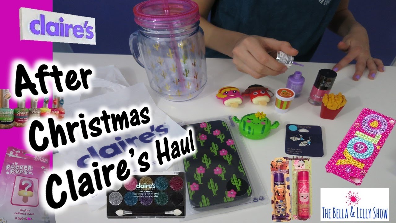 CLAIRE'S HAUL / AFTER CHRISTMAS SHOPPING SALES - YouTube