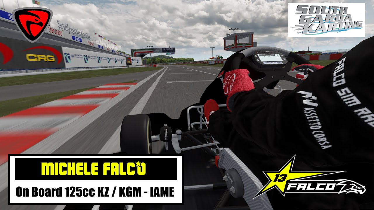On Board Michele Falco 125cc KZ KGM - IAME - South Garda Karting Lonato ...