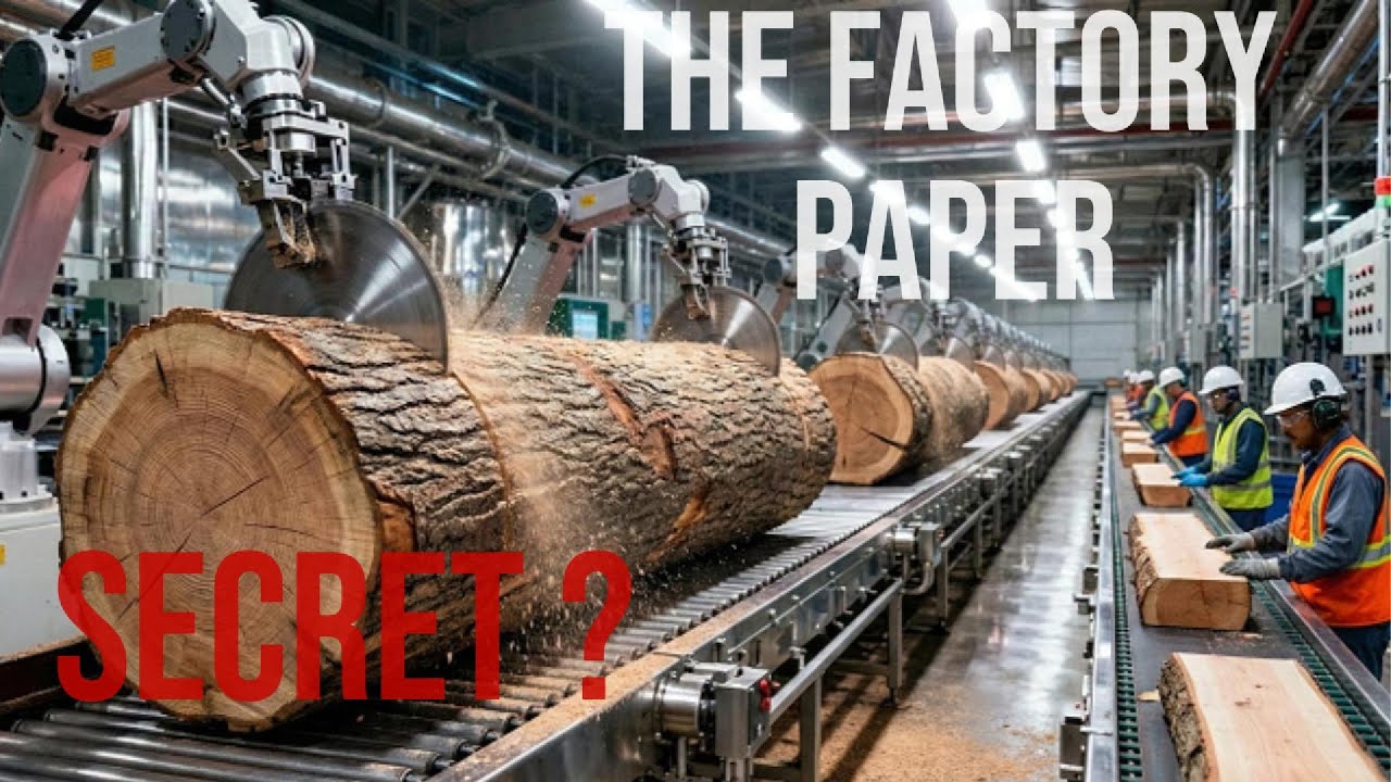 Inside the Factory: How to Make Paper & Cardboard (From Wood Chips to ...