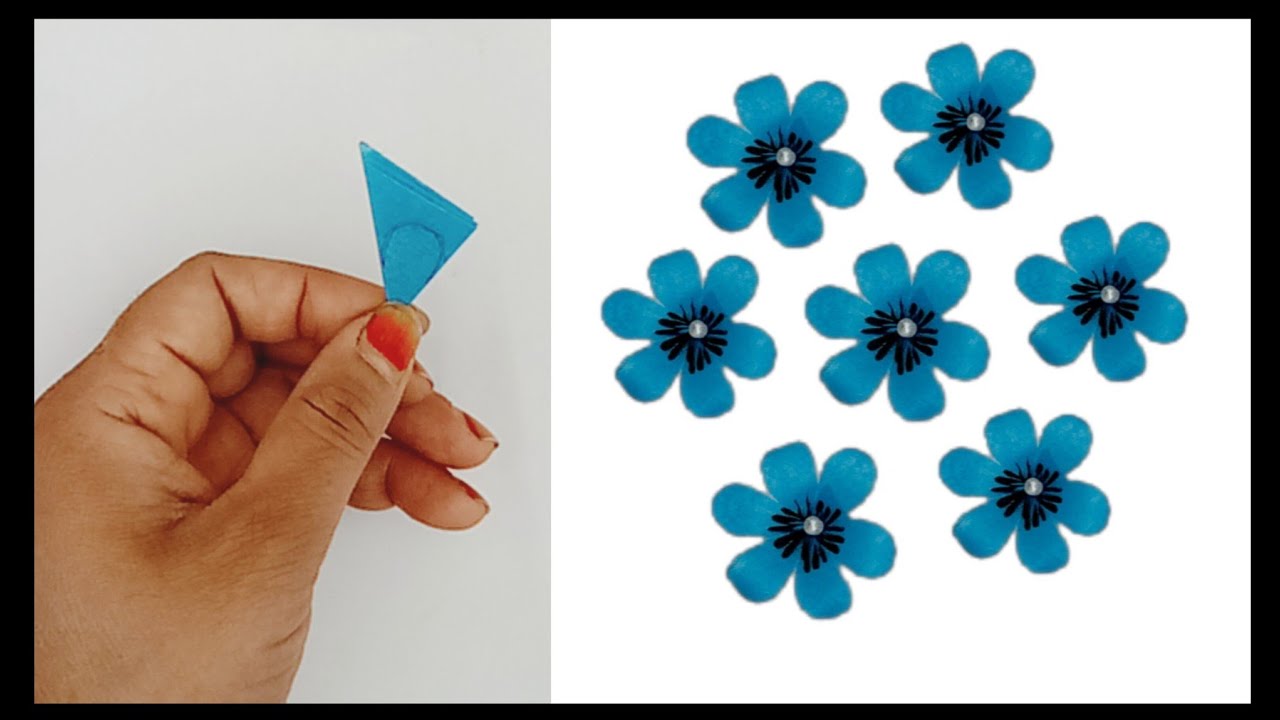 Art And Craft Design ll Paper Flowers ll Chart Paper Flowers ll Shayaan ...