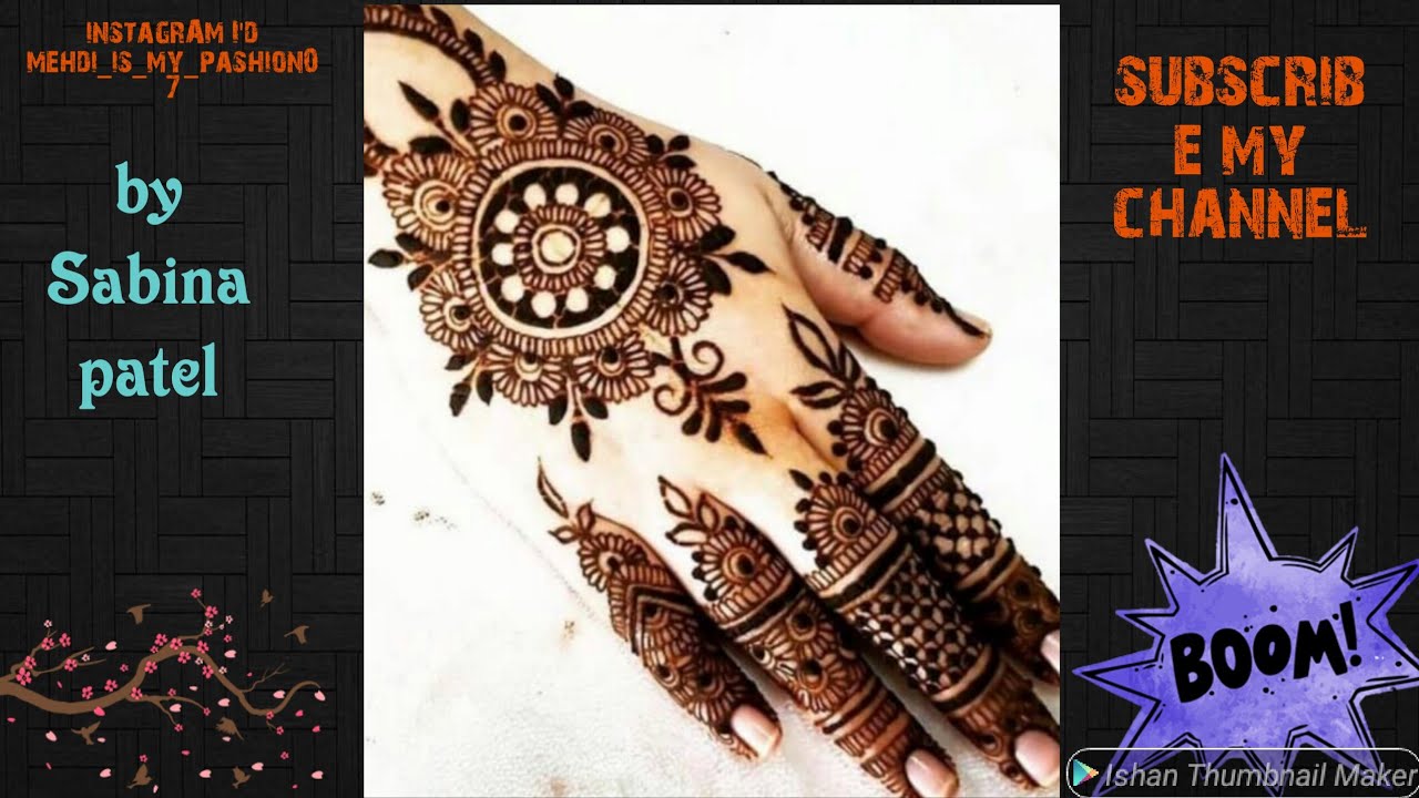 Mehdi designs for hands|beautiful mehdidesigns|henna art|mehdiart#mehdi ...