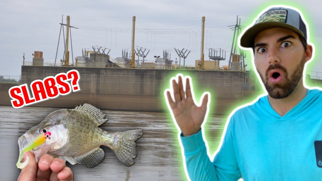 What Will We Catch @ This GIANT SPILLWAY??? (Fishing For SLABS!) Bank ...