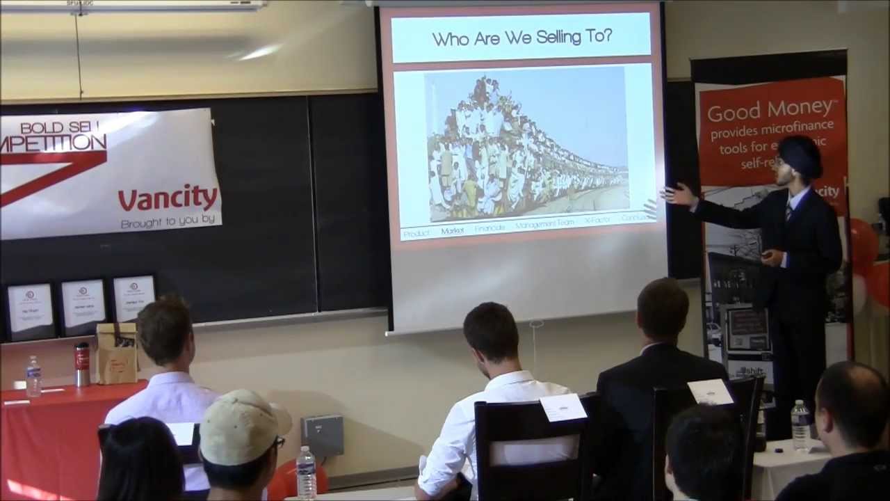 SFU Bold Sell Competition 2013 SFU - Finals Japreet Lehal 2nd Place ...