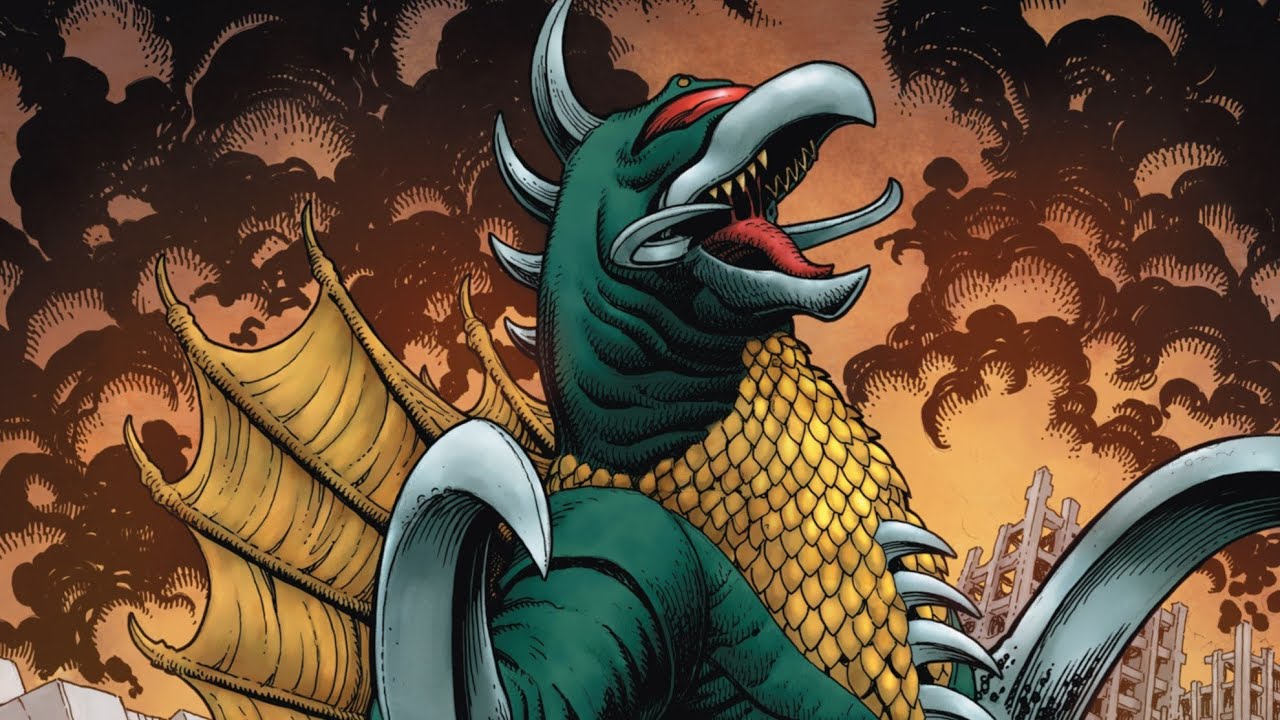 Godzilla RULER OF EARTH "GIGAN VS KUMONGA " COMIC (Animated 2D Art ...