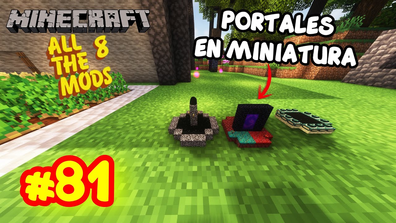 PORTALES EN MINIATURA para DIMENSIONAL SEED - ATM 8 EP 81 Serie de minecraft con mods - YouTube