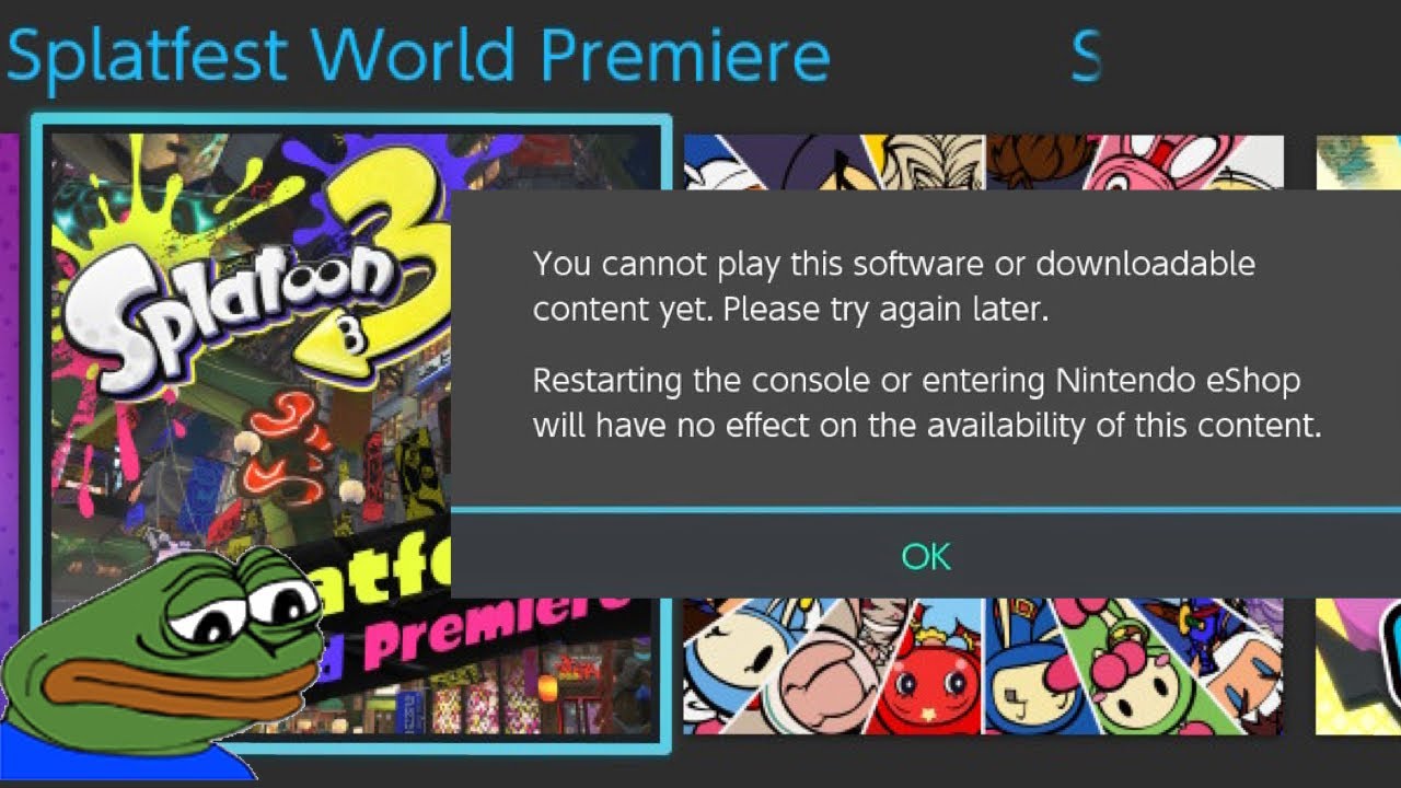 Splatoon Fans when the Splatfest Premiere Releases… - YouTube