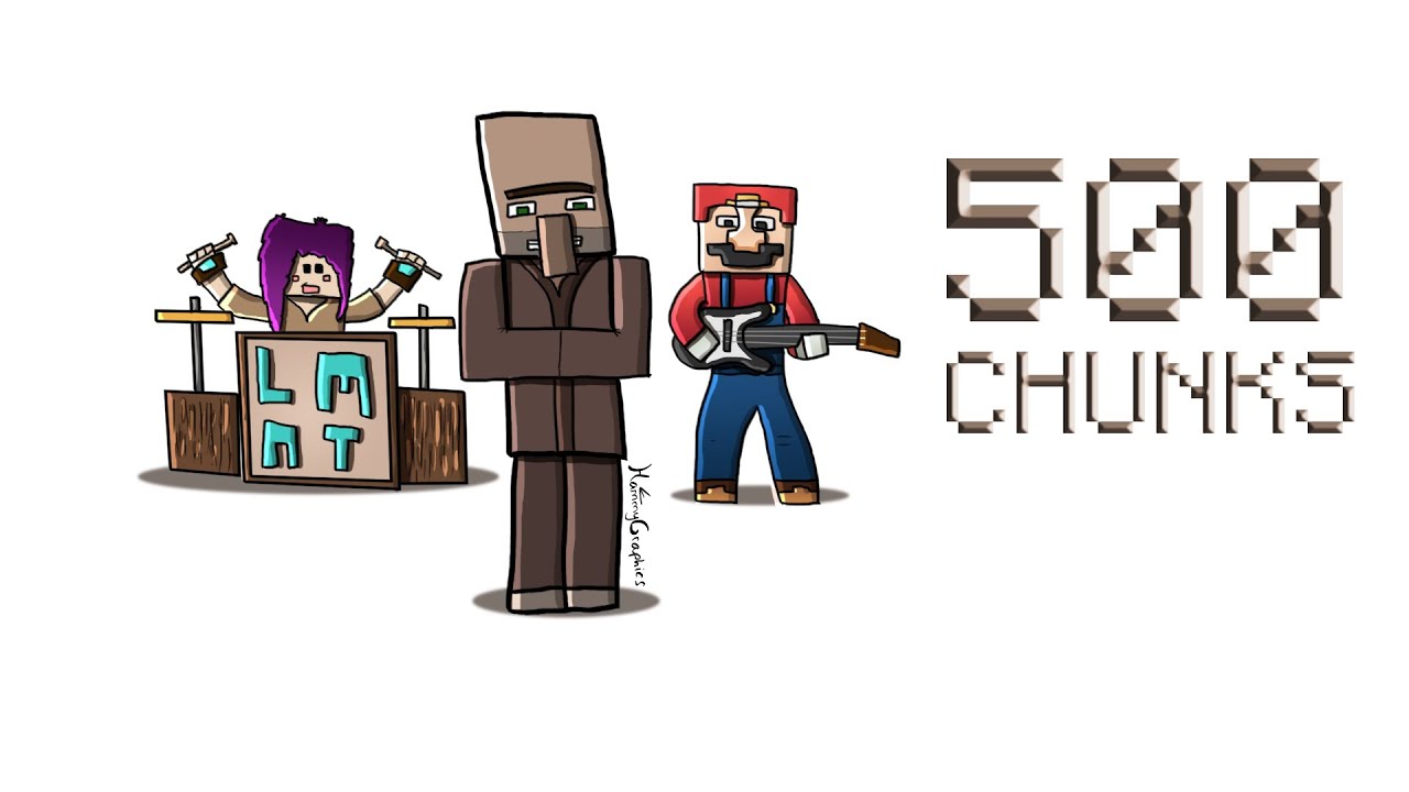 500 Chunks Minecraft FanArt by HammyGraphics - YouTube