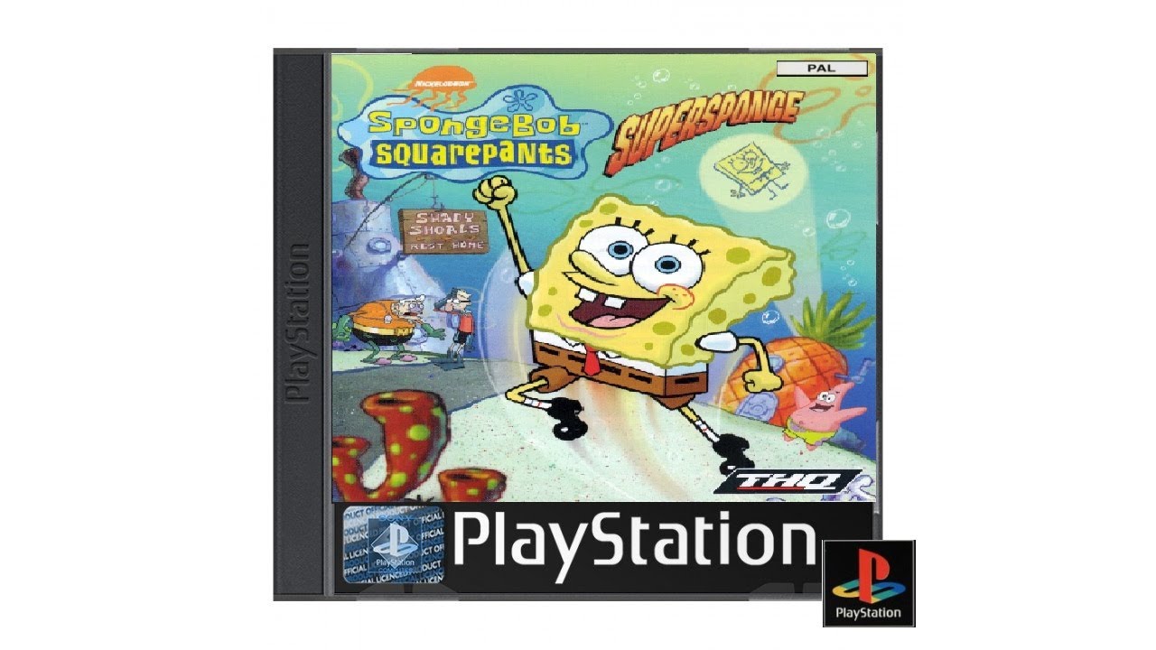 ps1 game SpongeBob Squarepants SuperSponge - YouTube