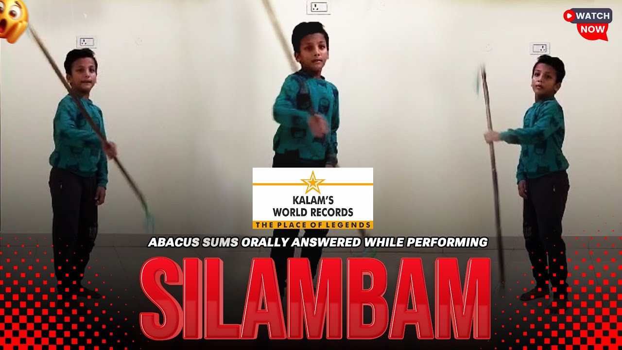Two-Digit 2-Row Abacus Sums 🧮 Answered While Performing Silambam🔥 - YouTube