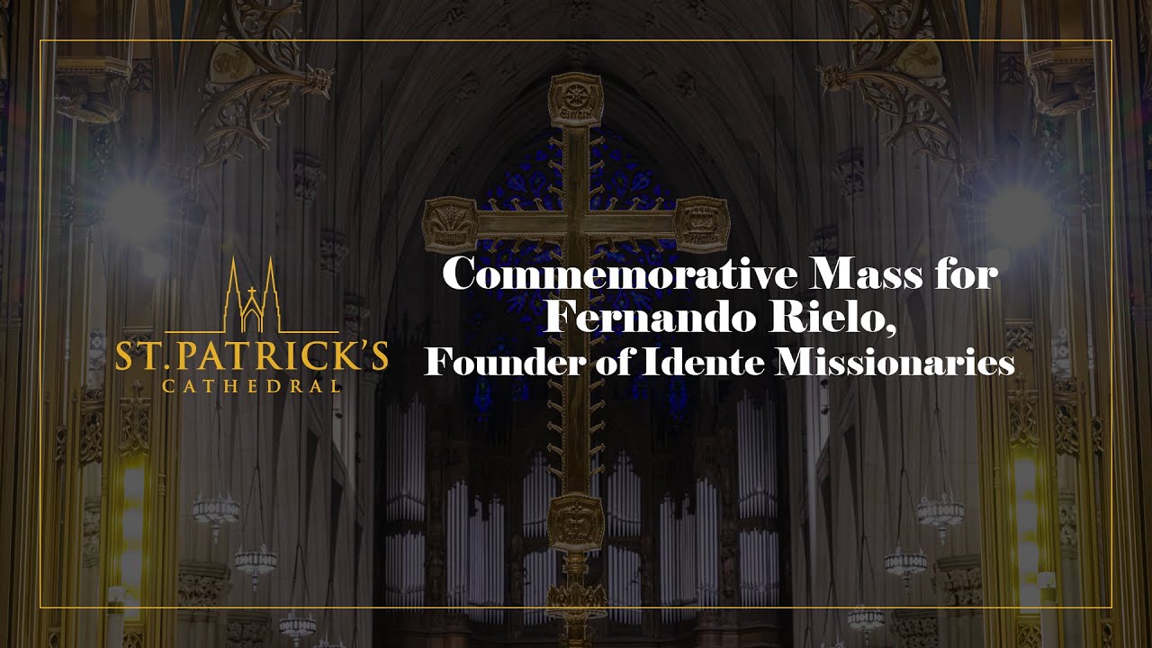 Commemorative Mass for Fernando Rielo, Founder of Idente Missionaries ...
