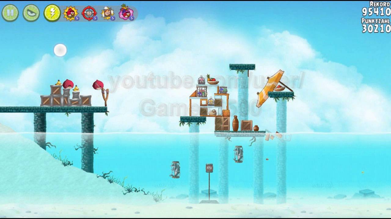 Angry Birds Rio High Dive Level 7 Walkthrough 3 Stars Lösung - YouTube