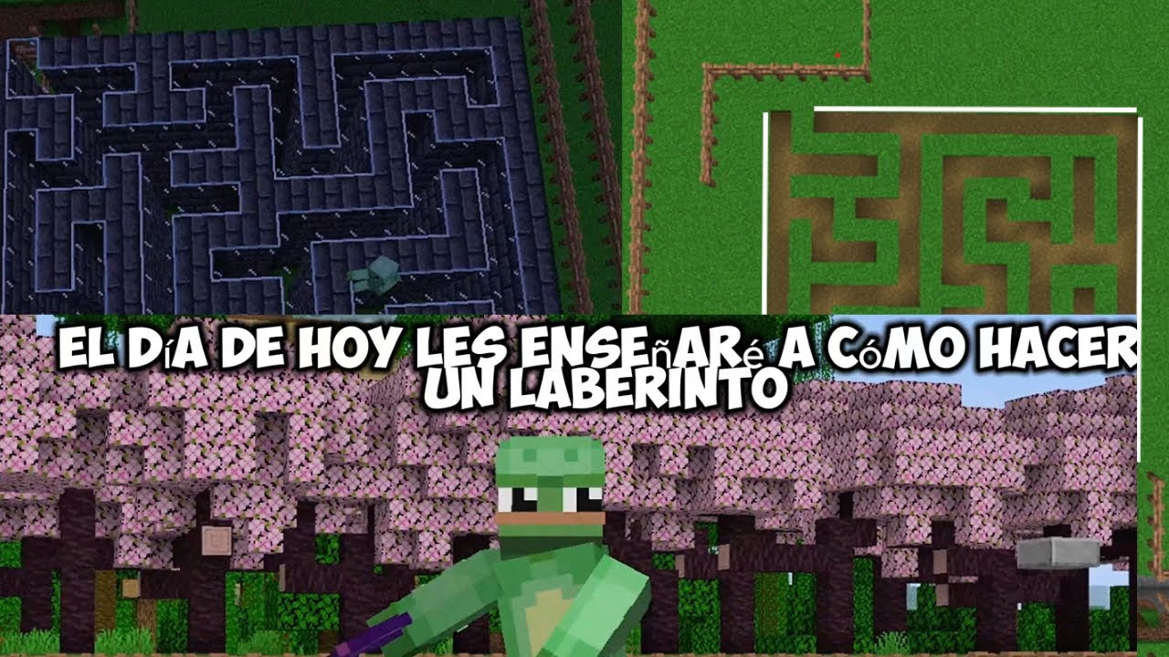 Laberinto en Minecraft YOUTUBER POR DIVERSIÓN - YouTube