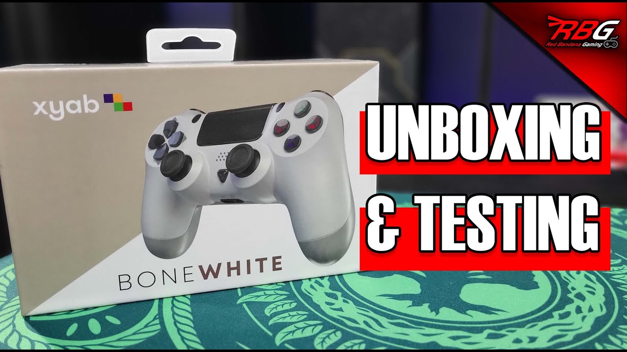 Unboxing & Testing the XYAB PS4 Controller - Bone White Version - (PS4 ...