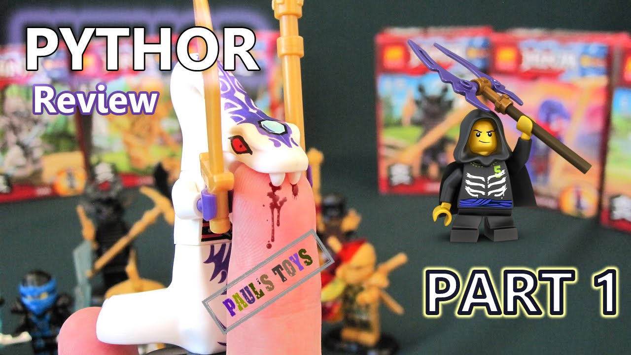 LELE Ninja Go! 2016 Review. Pythor. Lego Part 1 - YouTube
