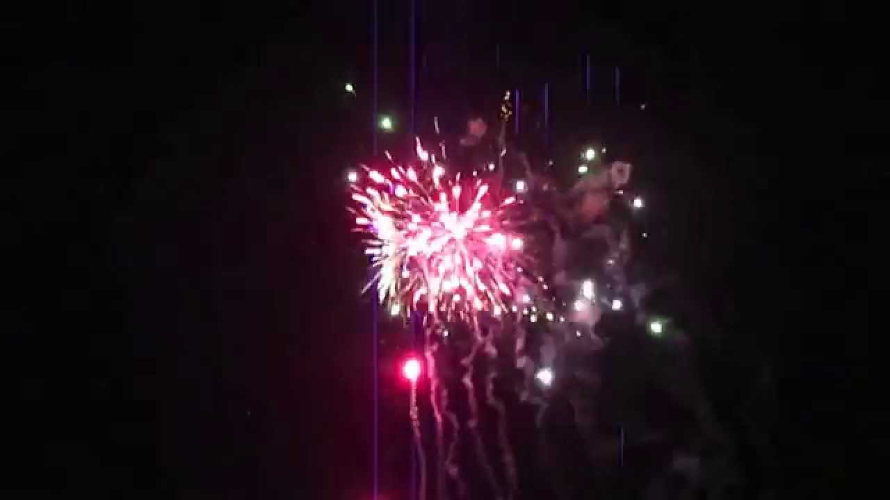 Homemade Fireworks Show For The New Year 2014-2015 - YouTube