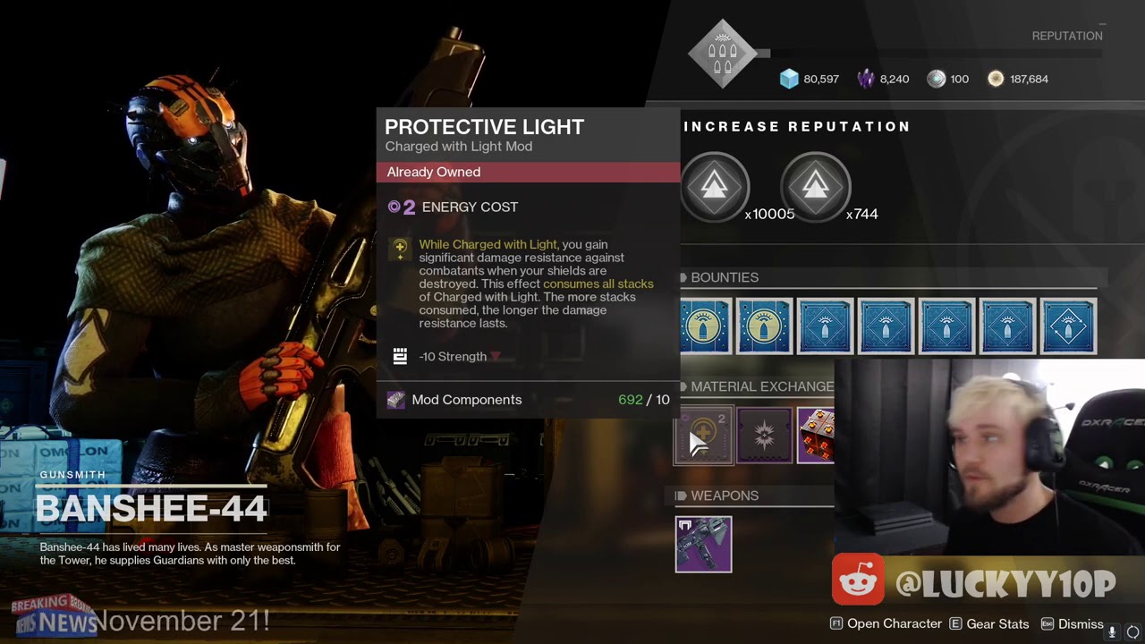 PSA: Banshee Selling OP Mod For Day 1 Raid! - YouTube