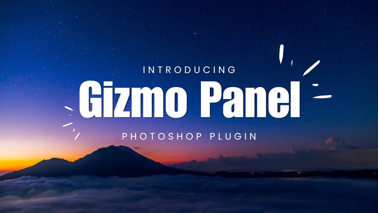 Introducing Gizmo Panel Photoshop Plugin - YouTube