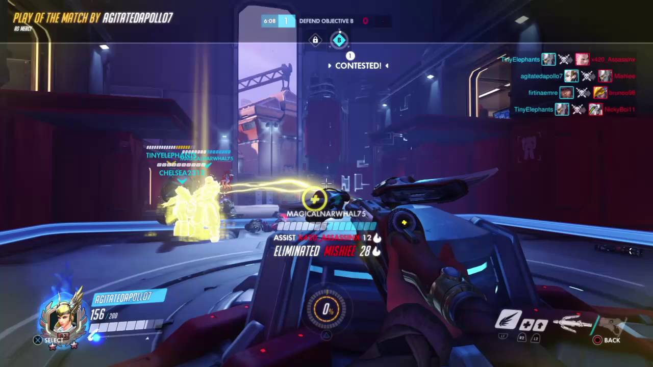 Mercy Play Of The Game How To Carry - YouTube