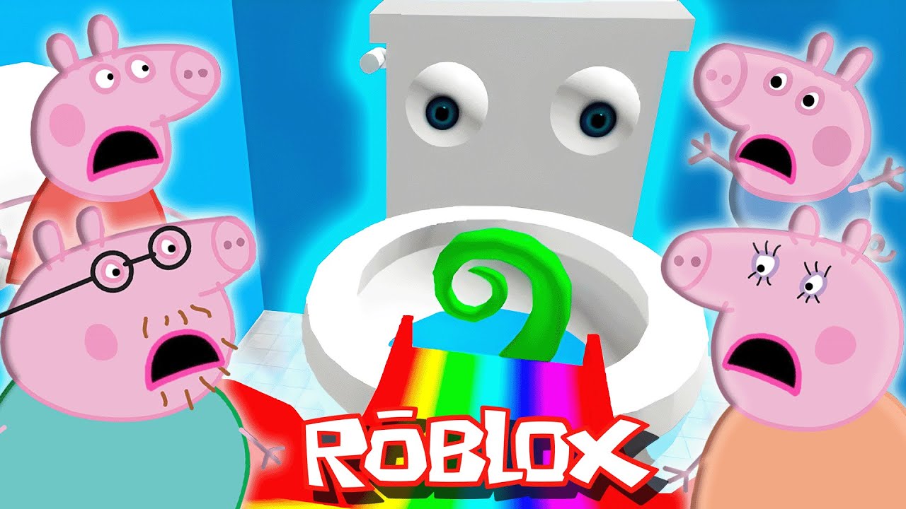 Peppa Pig PLAY Rainbow Slide Parkour Obby in Roblox! - YouTube