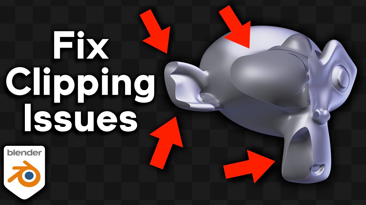 How To Fix Objects Clipping In Blender Tutorial Youtube
