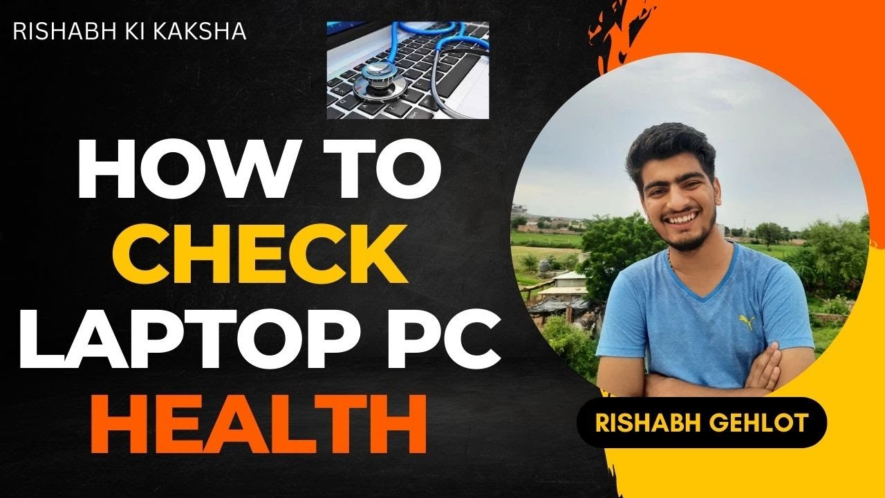 how to check laptop pc health - YouTube