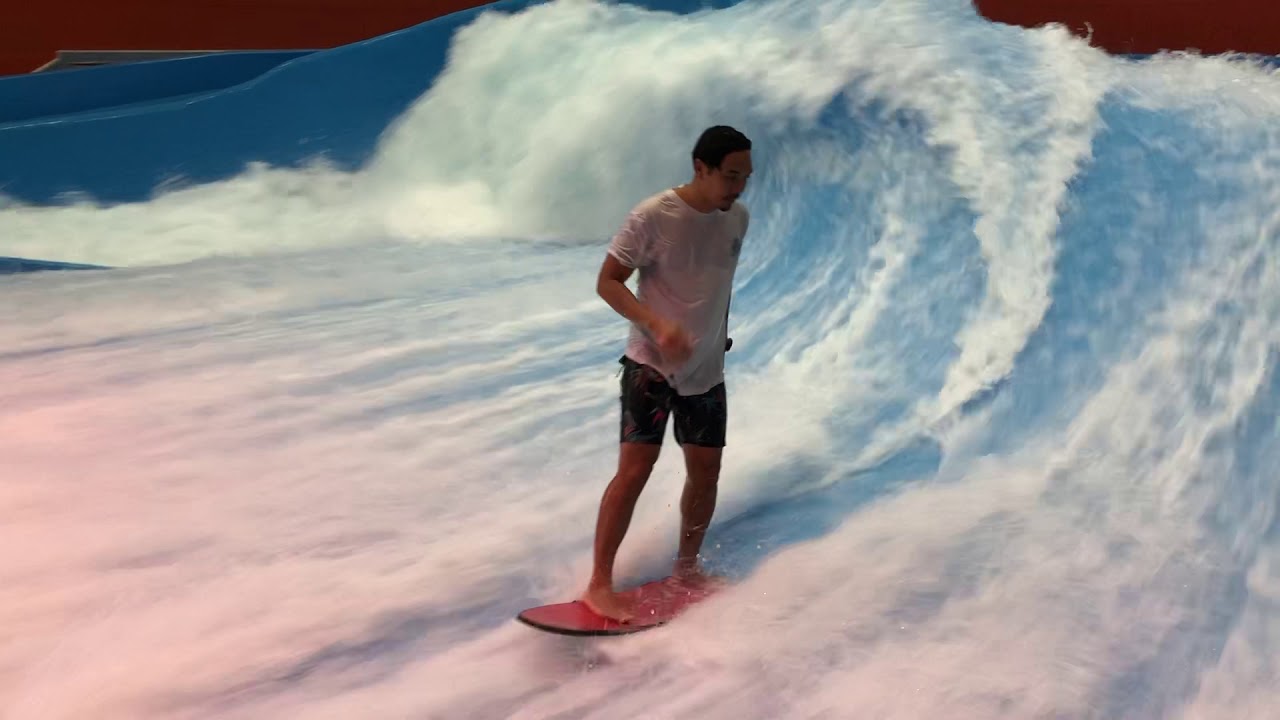 FlowRider Pro Riders on the Flow Barrel in China Wave House Chongqing ...