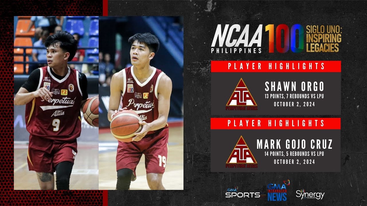 Player Highlights - Orgo, Gojo Cruz vs LPU | NCAA Season 100 - YouTube