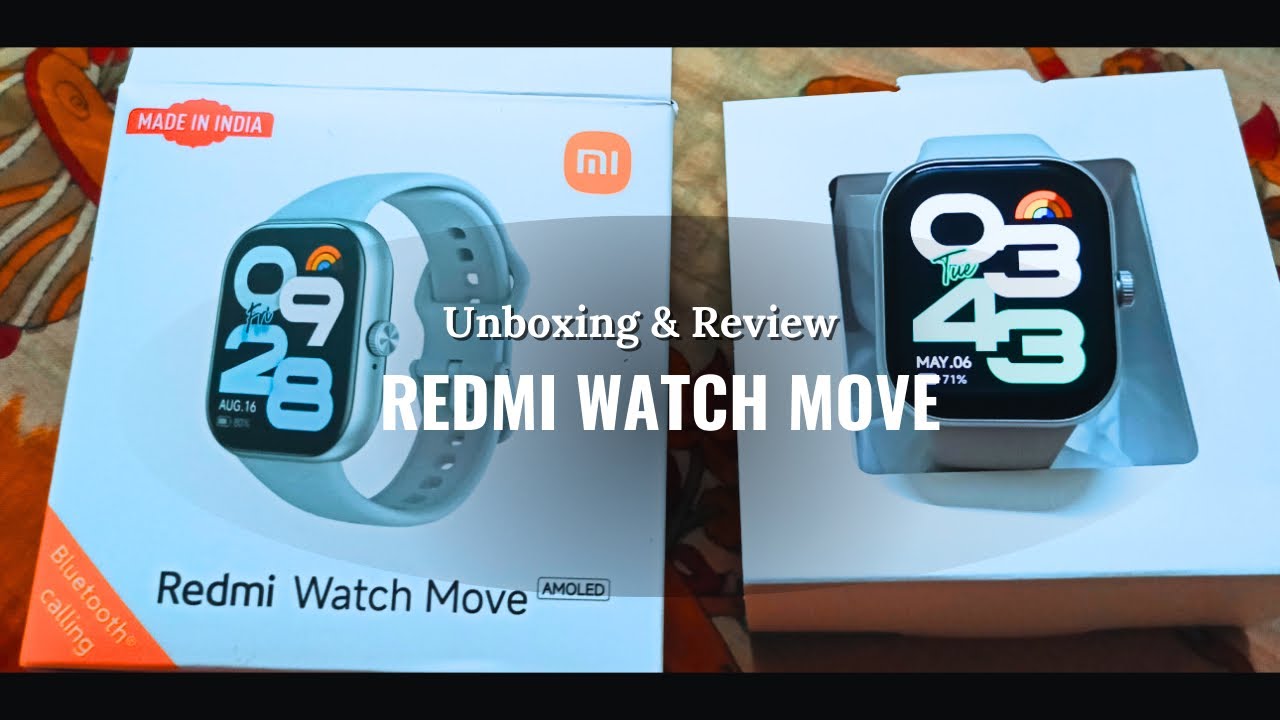 Redmi watch move smart watch with ai features & long battery backup ...