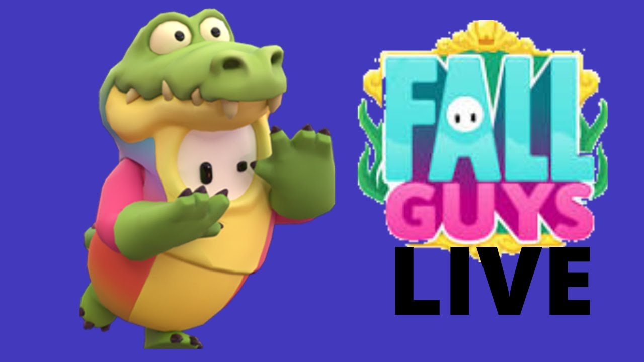 🔴 Fall Guys LIVE - SS3 Customs (ft the Gator Costume/Skin) - YouTube