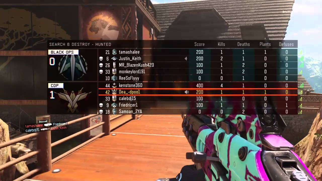 Call of duty b03 beta and advanced warfare, search and destroy clutch 1 ...