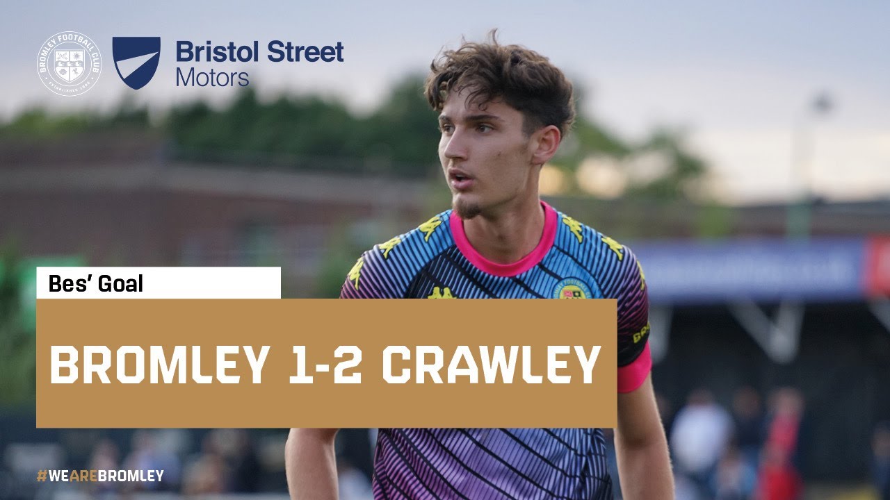 Watch as Bes Topalloj nets in Crawley pre-season test - YouTube